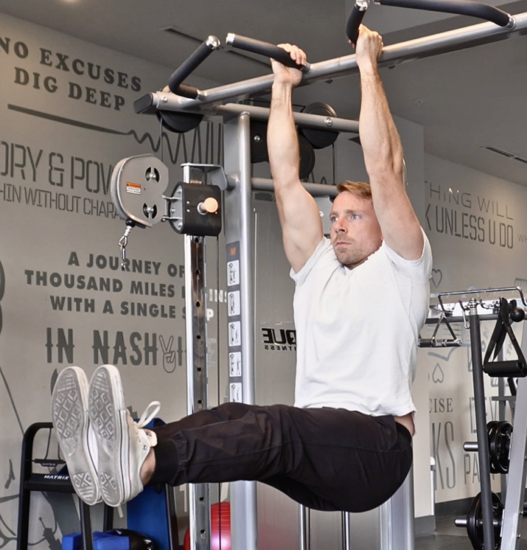 How To: Hanging Leg Raise (Beginner to Advanced Progressions) - Zack ...
